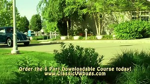 Classic VW Bugs How to Install Multi Piece Headliner Sample 2 Beetle Course