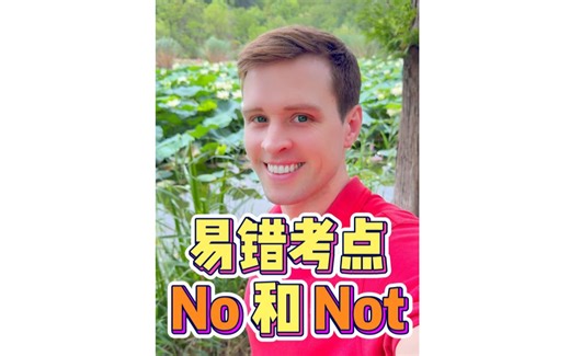 易错考点 No和Not的用法