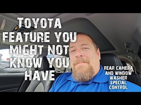 Toyota rear washer features you may have and not know about