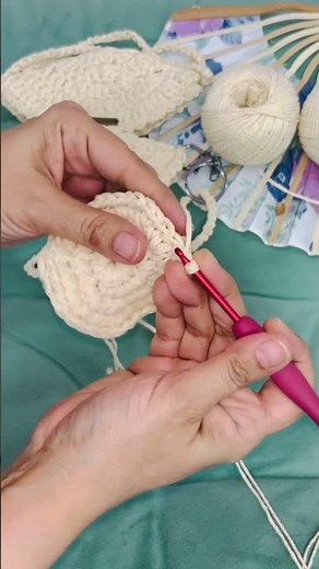 Simple crochet stitch for beginners