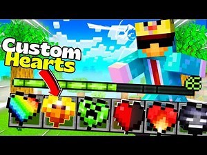 Minecraft But Each Heart Gives OP Powers