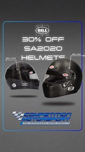 Protect your head AND your wallet — 30% off Bell SA2020 helmets for a limited time only! Head over to our site to get yours today! • #competitionmotorsport #tracklife #motorsport #trackday #imsa #racinggear #racing #tracklife #trackaddict #trackdaylife #trackdayjunkies #hdpe #hdperacing #clubracing #racing #racecar #racingdriver #autocross #timeattack #drift #drifting #drifter #driftmasters #dirttrack #dirtracing #imsa #wrl #wrc #rally | Competition Motorsport