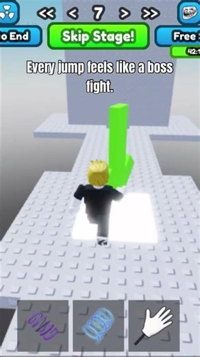 Try this obby and you are cooked 💀 impossible obby #shorts #roblox #obbyroblox