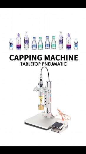 tabletop pneumatic capping machine #zonesun #bottle #capping #machine #water #cap