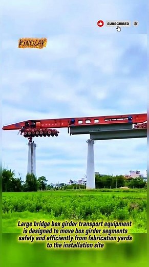 Large Box Girder Transport Equipment and 1000-Ton Bridge Erection Machine‼️