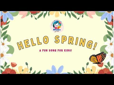 Hello Spring! 🌼 Kids Spring Song | Learning Seasons| Preschool Singalong & Dance