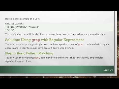 How to Remove Empty Lines in CSV Files Using Bash
