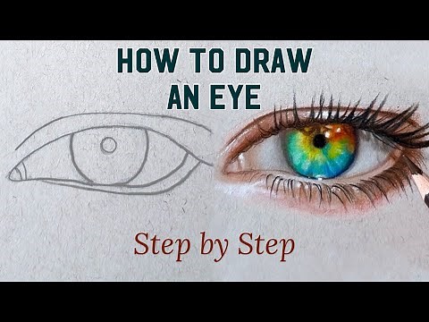 How to Draw a Realistic Eye in 5 Steps | Real-Time Colored Pencil Tutorial