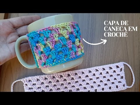 CROCHET MUG COVER, EASY TO MAKE AND SELL A LOT