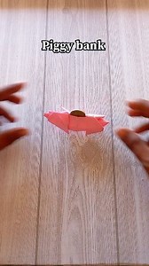 #fblifestyle Funny piggy bank origami easy tutorial folding|easy folding fun craft | Kishore