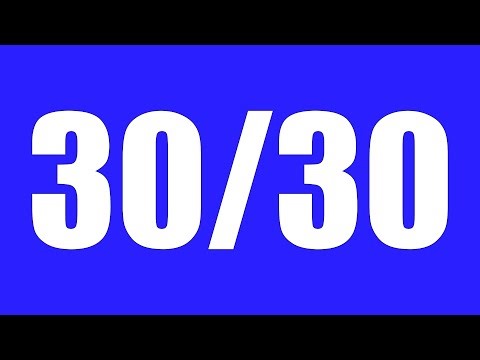 Tabata HIIT Interval Timer 30/30 [No Music]