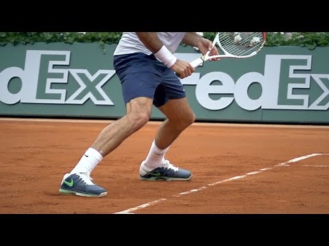 Roger Federer Ultimate Slow Motion Compilation - Forehand - Backhand - Serve - Volley - Footwork