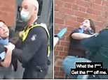 Police officer 'STRANGLES' a woman who 'refuses' to wear a face mask