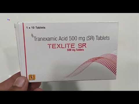 TEXLITE SR 500mg Tablets | Tranexamic Acid 500 mg Tablets Uses | TEXLITE SR 500mg Tablet Uses Dosage