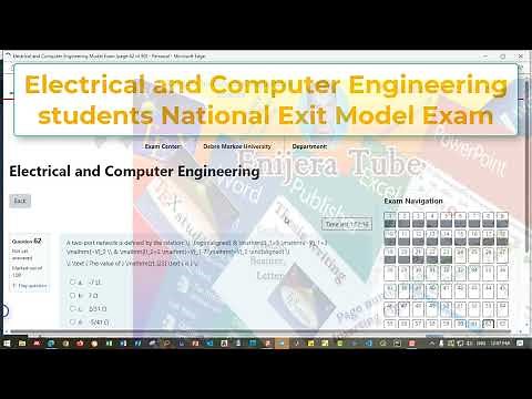 90 Questions Electrical and Computer Engineering students National Exit Model Exam #exitexam