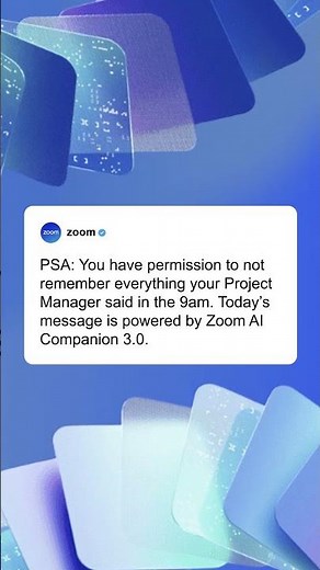 PSA: Use Zoom AI Companion 3.0