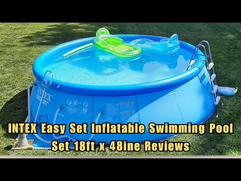 INTEX Inflatable Swimming Pool Set 18 feet Detailed Reviews Best Big Swimming Pool Under $400