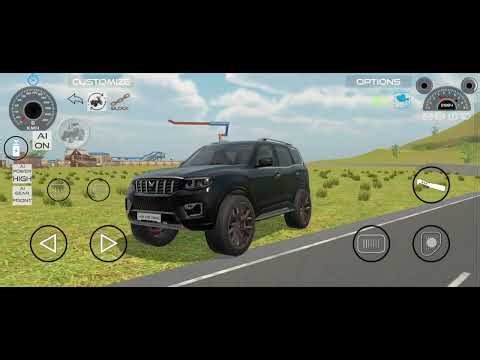 SCORPIO N 4X4 TRAIN KAY AGAY 💀 INDIAN VEHICLES SIMULATOR 3D #trending #video