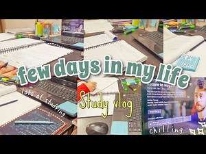 Study vlog✨| Productive vlog| 11th grader| Jee aspirant|Few days in my life|