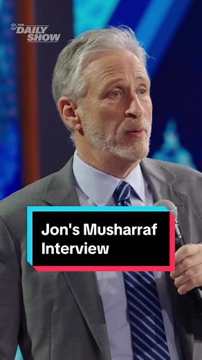 Jon's most intense interview? It involves a Kevlar front on The Daily Show desk, snipers on the roof, and former Pakistani president Pervez Musharraf #AfterTheCut #DailyShow #JonStewart