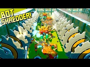 I Used 30 Spinning Sawblades to Shred Through Bots In Seconds! - Scrap Mechanic Gameplay