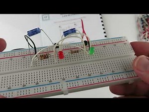 33 in 1 Deluxe Exploration Lab - Experiment 17 - Multivibrator LED Blinker