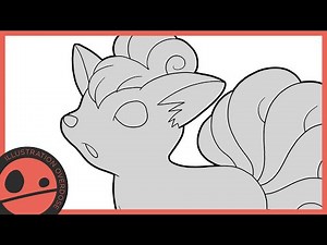 How to draw Pokémon 037 - Vulpix