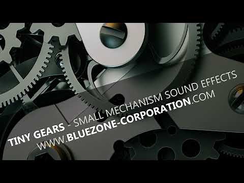 Tiny Gears - Small Mechanism Sound Effects - Mechanical Gear Sounds - Mechanical Movement Sounds