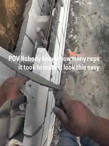 The crew with @hawaii_blocklayer making it look easy 😎 Get your trowel: https://bit.ly/4mTDarV #masonry #blocks #brickie #construction #pov | Marshalltown Company