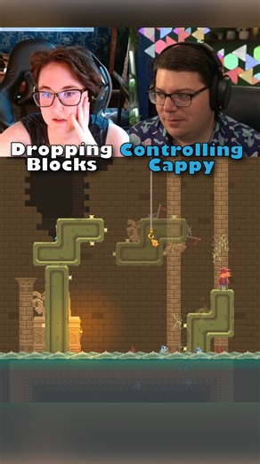 PapaPupp on Instagram: "Here's another clip of Cappy & Tappy: Temples of Peril, an upcoming game where you drop Tetris-shaped blocks and use them to complete each level. There's also an endless mode! Check out the demo now on Steam. @wearethefirstpancake #cappyandtappy #cappyandtappygame #indiegame #indiegames #indiegamedev #puzzlegames #puzzlegame #puzzlegamer #gamer #gaming #tetris"