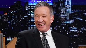 Tim Allen shares a story about a close encounter with a lion on a safari, opens up about his close friend Jay Leno after being released from the hospital following a garage fire accident and discusses his daughter joining the cast of The Santa Clauses. | The Tonight Show Starring Jimmy Fallon