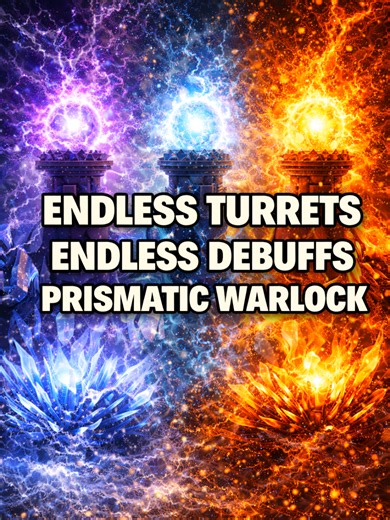 Endless Turrets and 5x debuffs prismatic warlock build wrecks! Follow for more Destiny 2 build guides. #destiny2 #prismaticwarlock #hellion #bleakwatcher #arcsoul