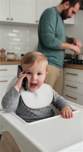 Toddler PANICS When Daddy Starts Cooking 😂🍳