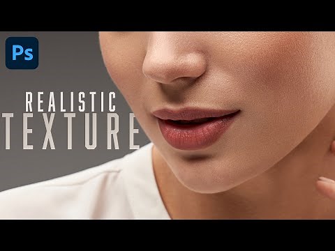 EASIEST Way To Add REALISTIC SKIN TEXTURE in Photoshop - Action