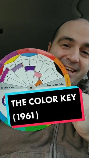 The 1961 Color Key. #colortheory #colorwheel #tiktokartschool #arttok #paintmixing