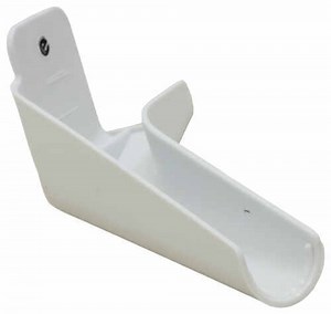 B&B Rain Gutter Spout for RV - Left - Fiji White B and B Molders RV Trim BM39YR