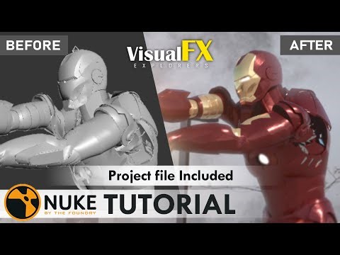 Nuke Compositing Tutorial | Iron Man Suit VFX Breakdown & Making | VisualFX_Explorers