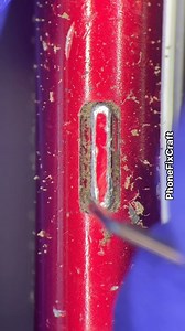 Satisfying mute button cleaning at #phonefixcraft 👍 If you enjoy phone cleaning videos you might like to check our YouTube channel. We have over 600 🎉 videos and we upload a new one every week ➡️ https://youtube.com/@PhoneFixCraft?si=XpArjyihMIWq4PQp Attention⚠️ The procedure you see in this video is carried out by an experienced technician. We do NOT encourage or recommend trying to clean your phone’s charging port or speakers at home. If you feel that your phone needs such service, please vi