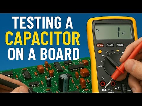 Test Capacitors Without Removing Them – Quick Multimeter Trick!