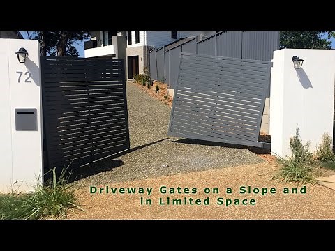 Cool ideas for Gates on Challenging Driveways