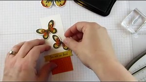 VIDEO: Diagonal Pop Up Card Tutorial with Stampin' Up! Watercolor Wings