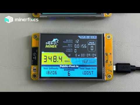 NerdMiner 2.8" | Open-Source Bitcoin Solo Miner | Learn & Decorate Your Desk