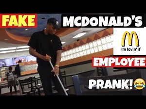 FAKE MCDONALDS EMPLOYEE PRANK