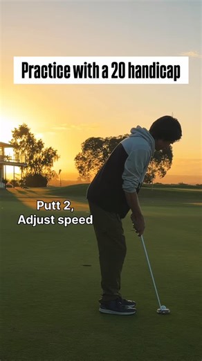 Harry Ambrose Golf on Instagram: "Some putting practice at sunset 🌅"