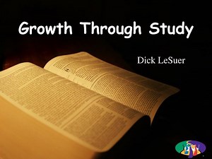Growth Through Study - SlideServe