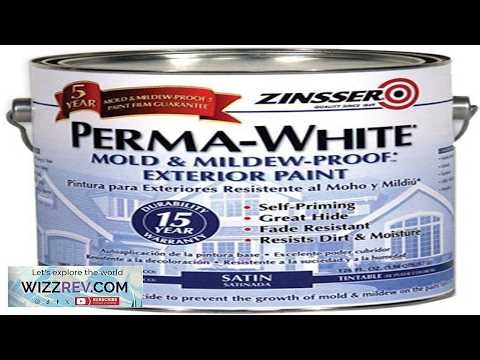 RUST OLEUM 03101 Exterior Mildew Performance Paint White