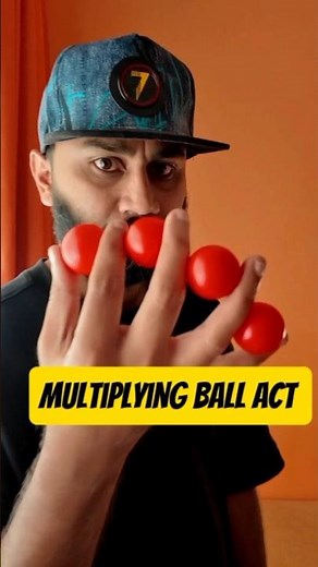 Multiplying ball act #magic #illusion #diy
