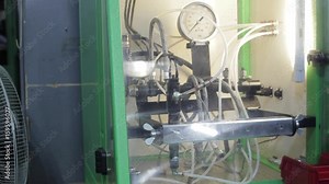 testing injectors of diesel engines on a special stand
