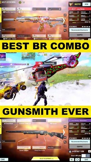 💥 AK117 + EINHORN = BR WIPE MACHINE! Best BR Gunsmith Combo in CODM