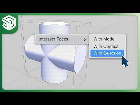 How To Intersect Geometry in SketchUp
